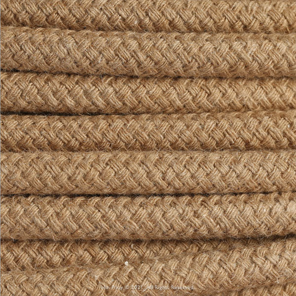 Solid Cumin Fabric Cable 3 Core Natural Range 7mm – NM Design & Interior